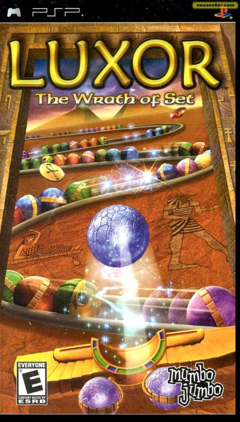 LUXOR: Wrath of Set PSP Front cover