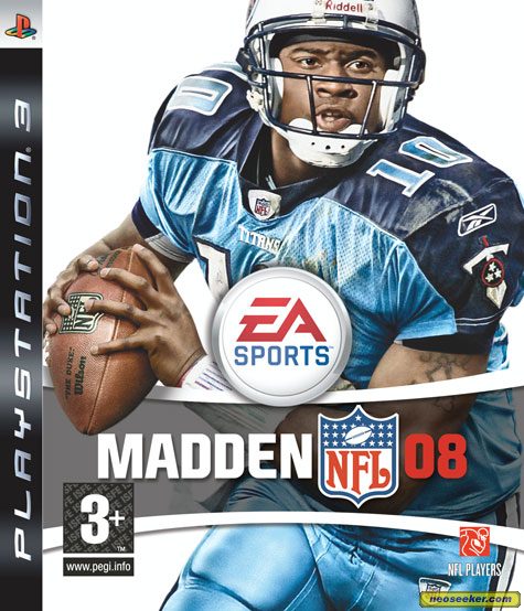 Madden NFL 08 PS3 Front cover