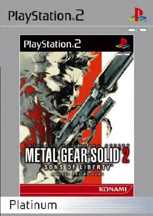 Metal Gear Solid 2: Sons of Liberty PS2 Front cover