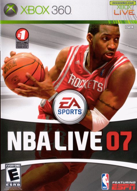 NBA Live 07 XBOX360 Front cover
