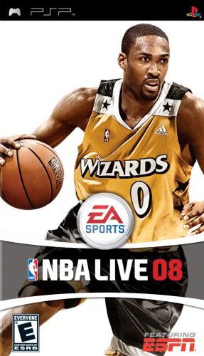 NBA Live 08 PSP Front cover