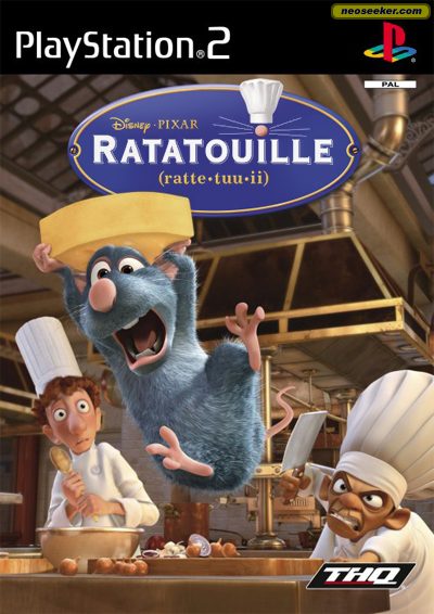 Ratatouille PS2 Front cover