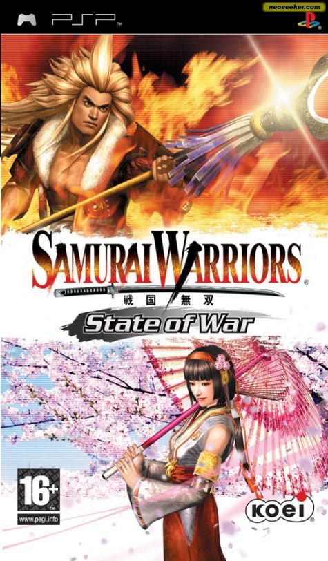 Samurai Warriors: State of War PSP Front cover