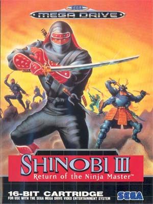 Shinobi III: Return of the Ninja Master GENESIS Front cover