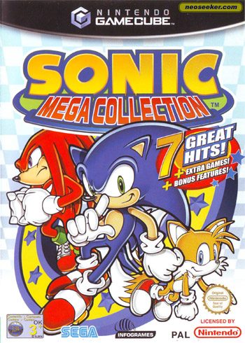 Sonic Mega Collection GC Front cover