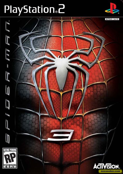 Spider-Man 3 PS2 Front cover
