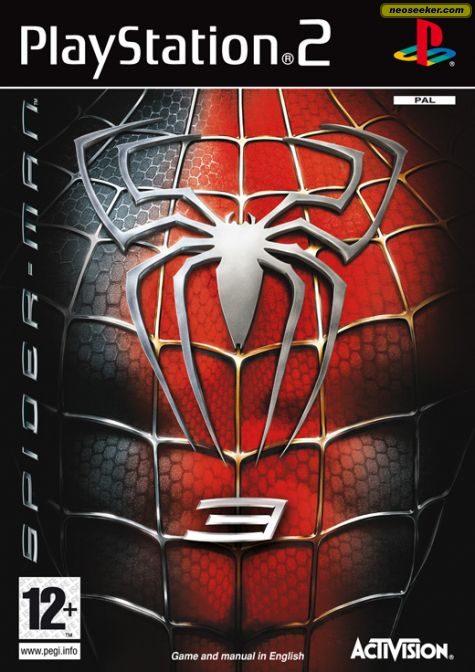 Spider-Man 3 PS2 Front cover