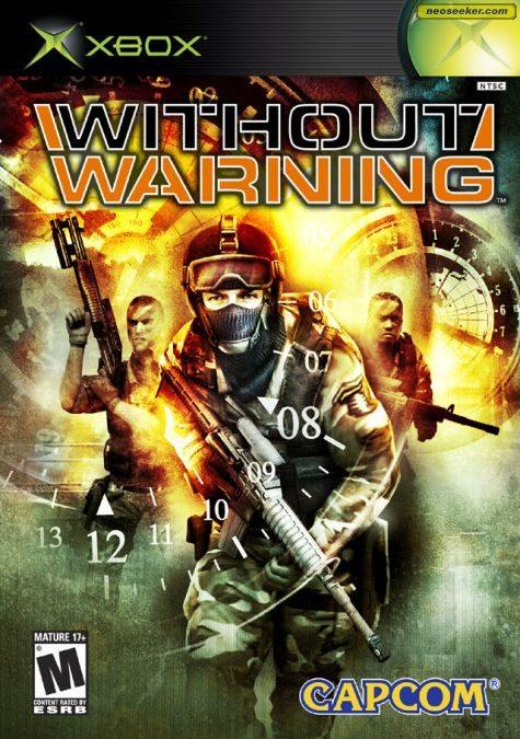Without Warning Xbox Front cover