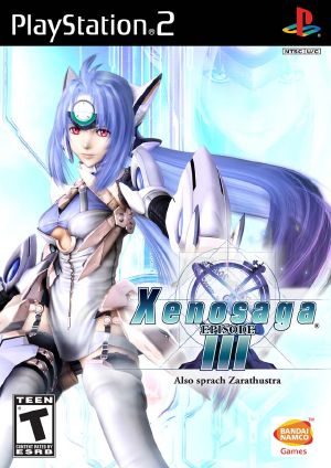 Xenosaga Episode III: Also Sprach Zarathustra PS2 Front cover