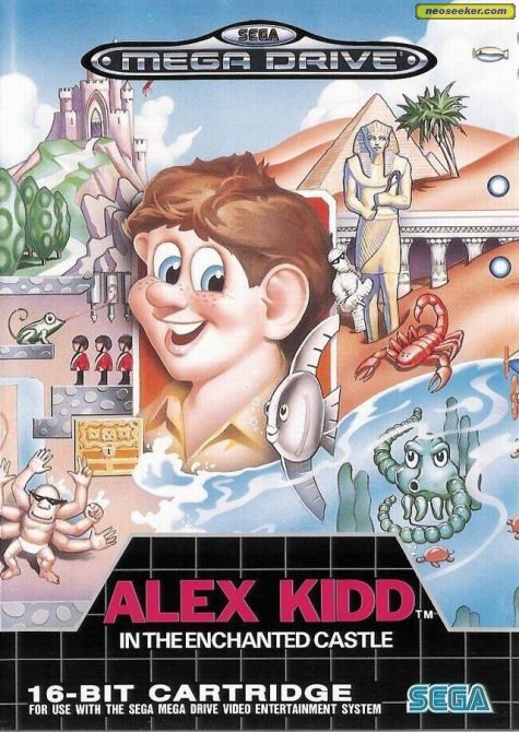 Alex Kidd in the Enchanted Castle GENESIS Front cover