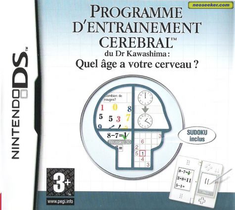 Brain Age DS Front cover