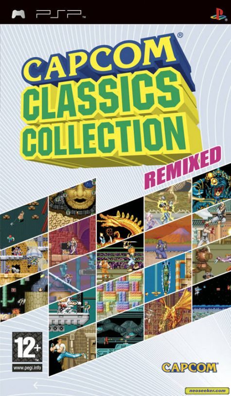 Capcom Classics Collection Remixed PSP Front cover