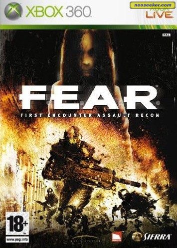 F.E.A.R. XBOX360 Front cover