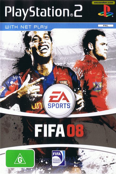 FIFA Soccer 08 PS2 Front cover