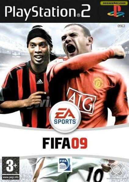 FIFA Soccer 09 PS2 Front cover