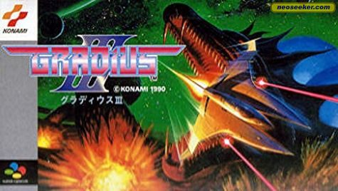 Gradius III SNES Front cover