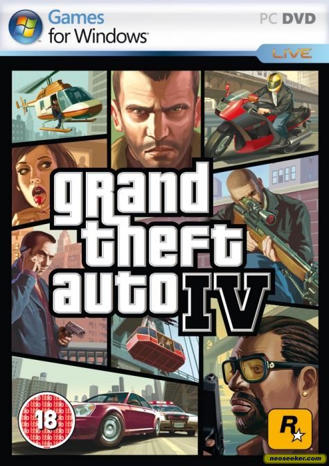 Grand Theft Auto IV PC Front cover
