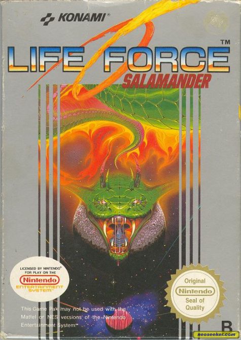 Life Force NES Front cover