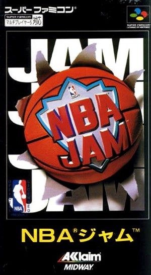 NBA Jam SNES Front cover