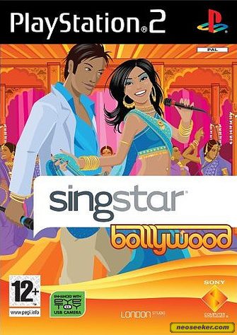 SingStar Bollywood PS2 Front cover