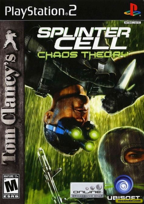 Tom Clancy's Splinter Cell: Chaos Theory PS2 Front cover