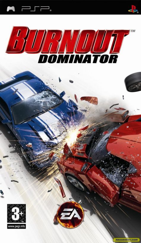 Burnout Dominator PSP Front cover