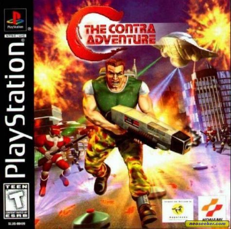 C: The Contra Adventure PSX Front cover