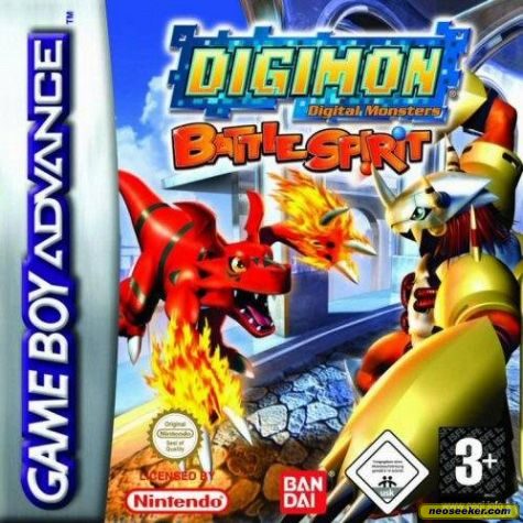 Digimon Battle Spirit GBA Front cover