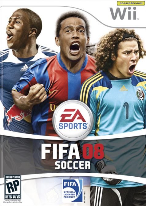 FIFA Soccer 08 Wii Front cover