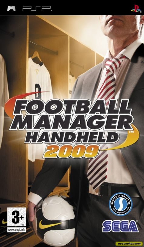 Football Manager Handheld 2009 PSP Front cover