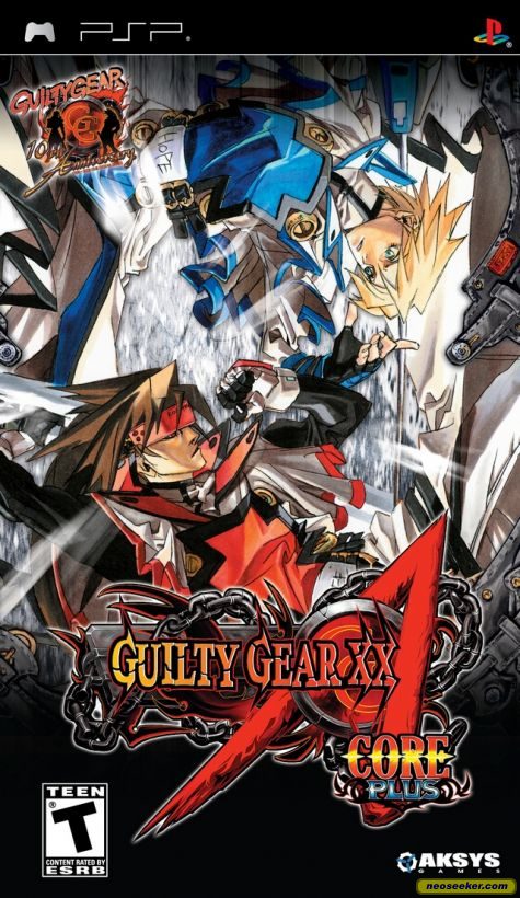 Guilty Gear XX Accent Core Plus PSP Front cover