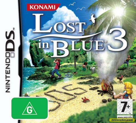 Lost in Blue 3 DS Front cover