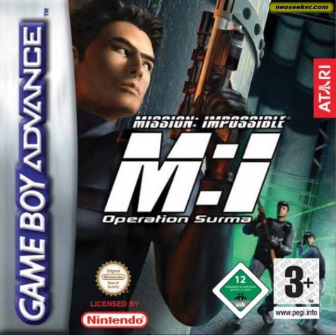 Mission: Impossible - Operation Surma GBA Front cover