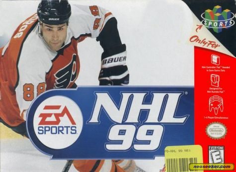 NHL 99 N64 Front cover