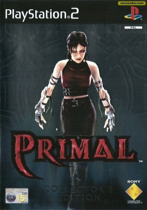 Primal PS2 Front cover