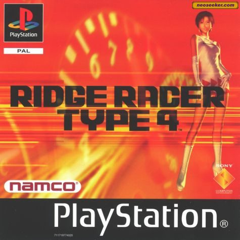R4: Ridge Racer Type 4 PSX Front cover