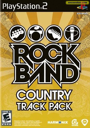 Rock Band Track Pack: Country PS2 Front cover