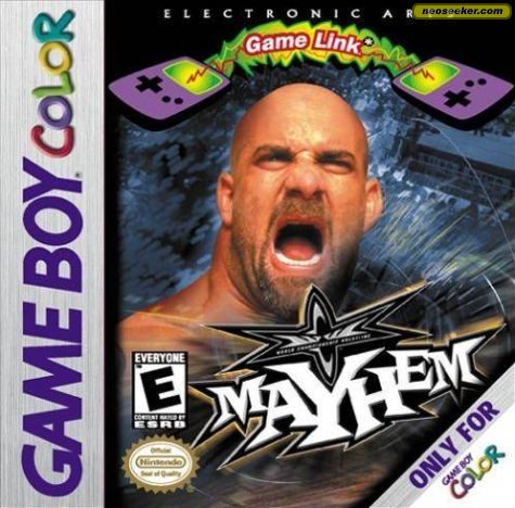 WCW Mayhem GBC Front cover