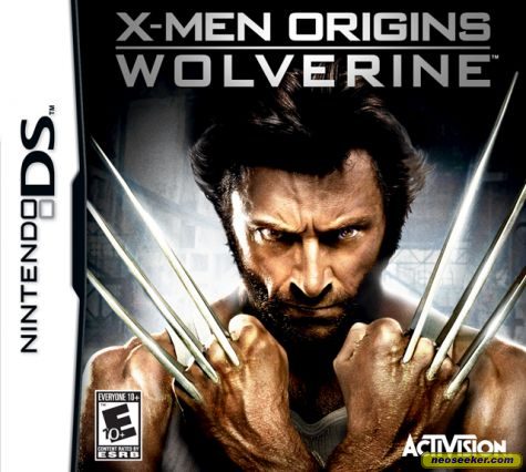 X-Men Origins: Wolverine DS Front cover