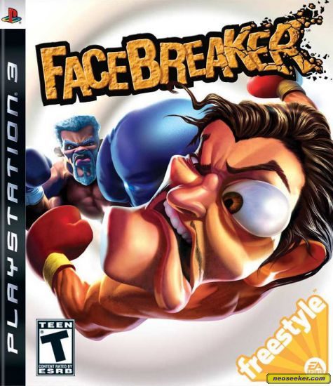 FaceBreaker PS3 Front cover