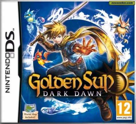 Golden Sun: Dark Dawn DS Front cover