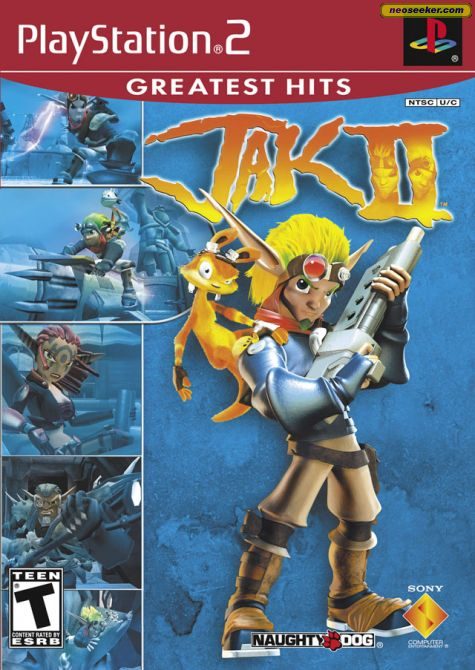 Jak II PS2 Front cover
