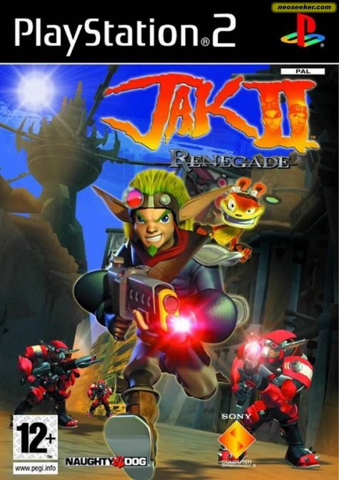 Jak II PS2 Front cover