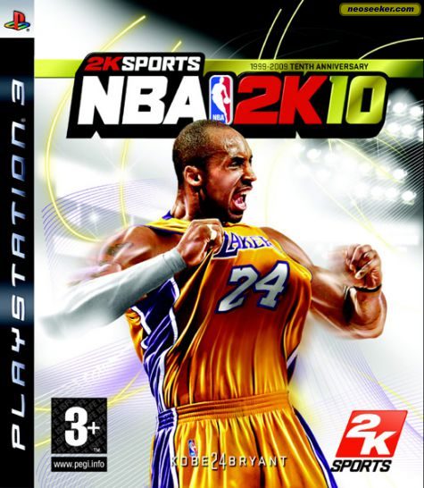 NBA 2K10 PS3 Front cover