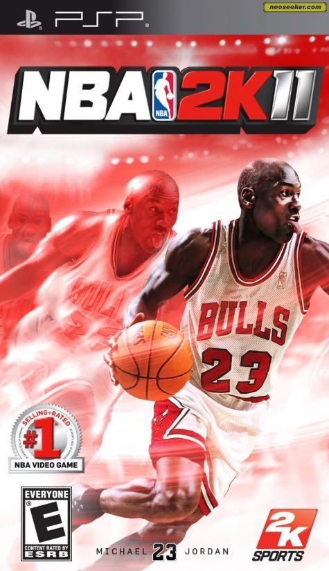 NBA 2K11 PSP Front cover