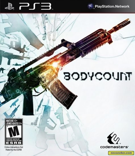 Bodycount PS3 Front cover