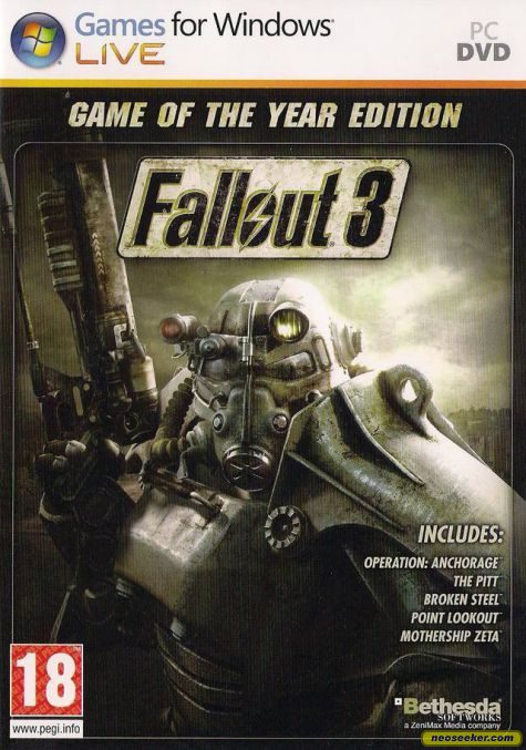 Fallout 3: Game of the Year Edition PC Front cover