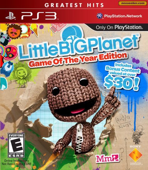 LittleBigPlanet PS3 Front cover
