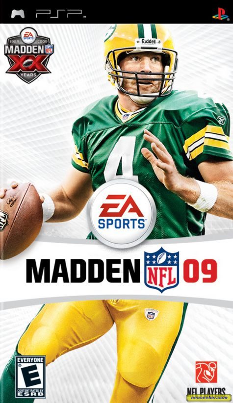 Madden NFL 09 PSP Front cover