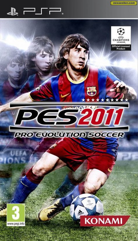 Pro Evolution Soccer 2011 PSP Front cover
